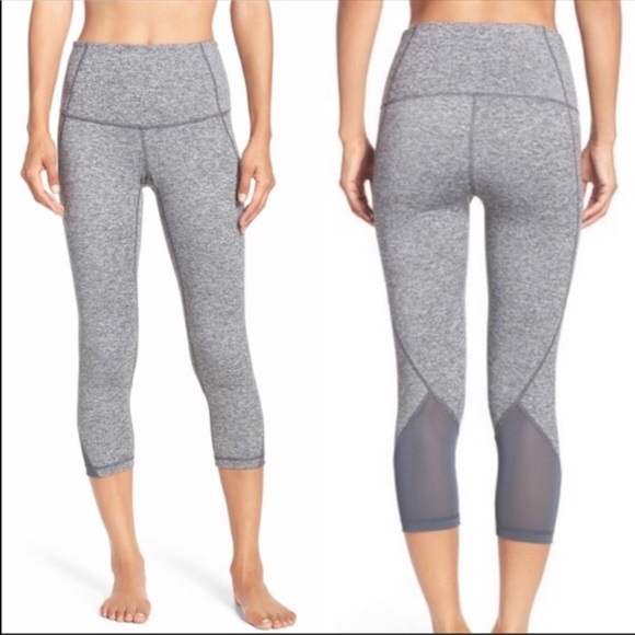 Zella | Pants & Jumpsuits | Zella High Rise Hatha Crop Legging | Poshmark